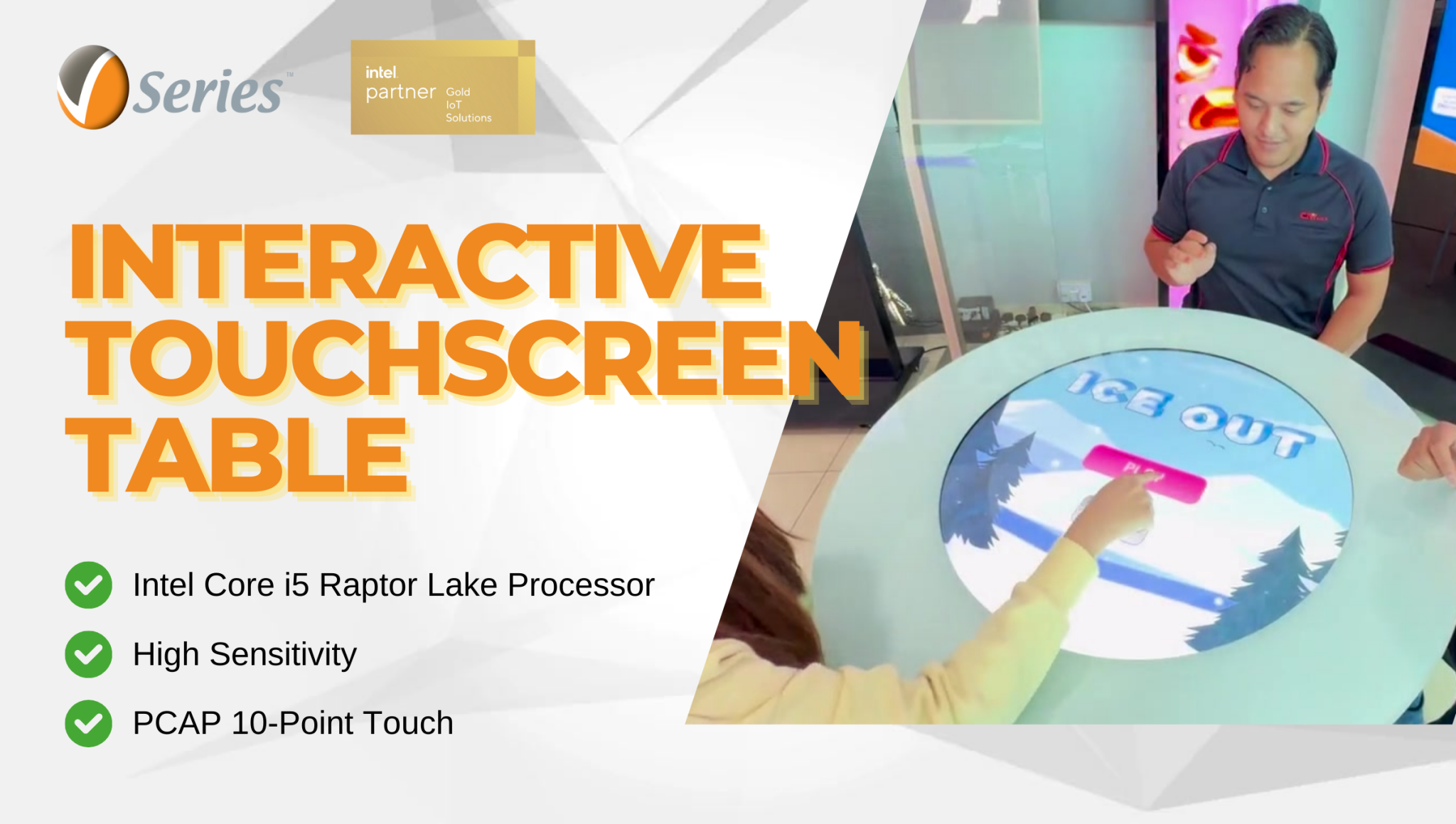 Interactive Touchscreen Table – V-Series